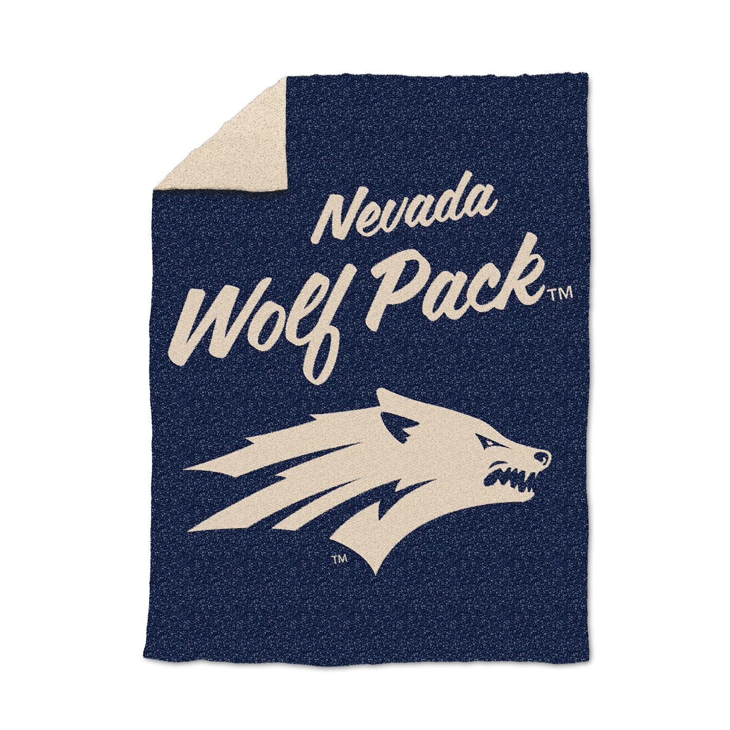 Logo Brands Nevada Wolfpack Luxe Dreams Throw, 60" x 80" - Samsclub.com