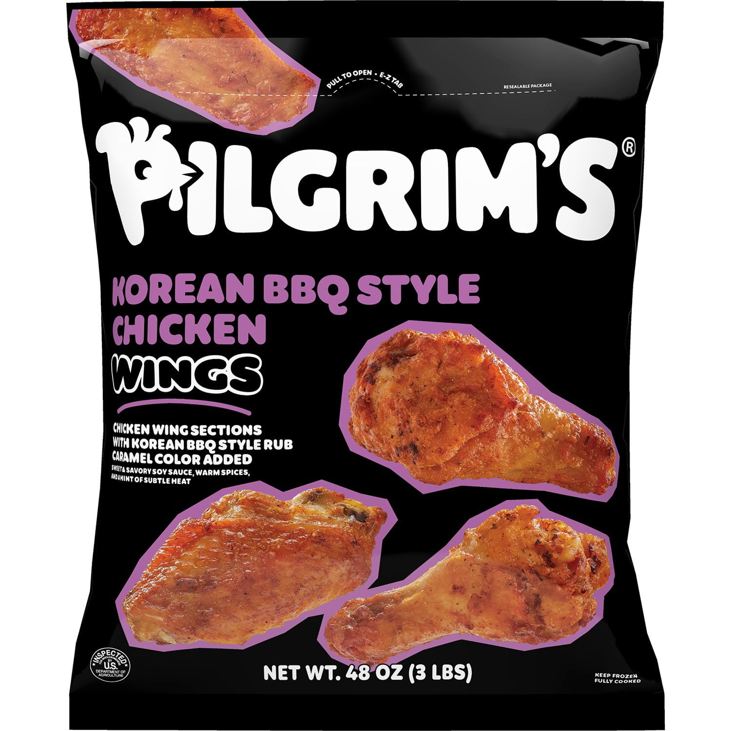 Pilgrim's Korean BBQ Style Chicken Wings, Frozen, 3 lbs. - Customer ...
