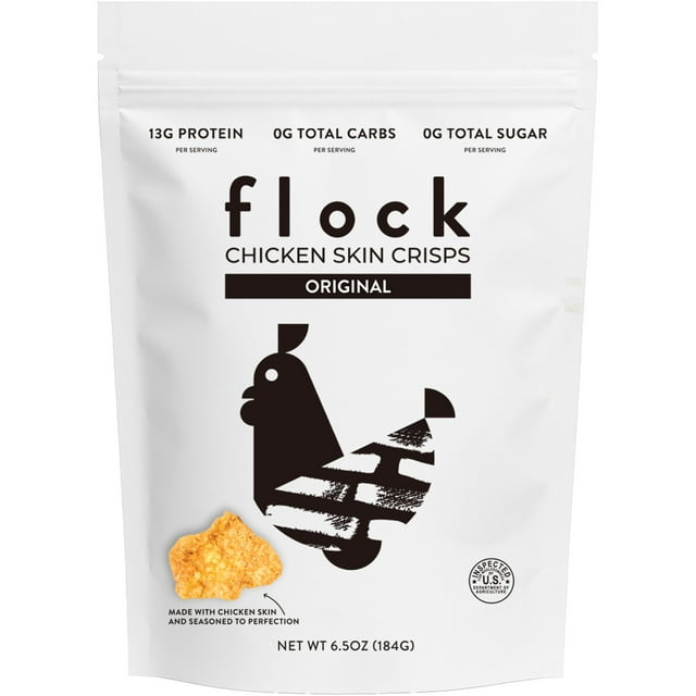 Flock Original Chicken Skin Crisps, 6.5 oz. - Samsclub.com