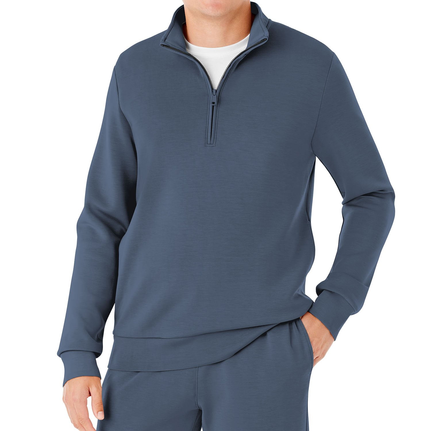 Member's Mark Men's Sandwash Zip Pullover - Samsclub.com