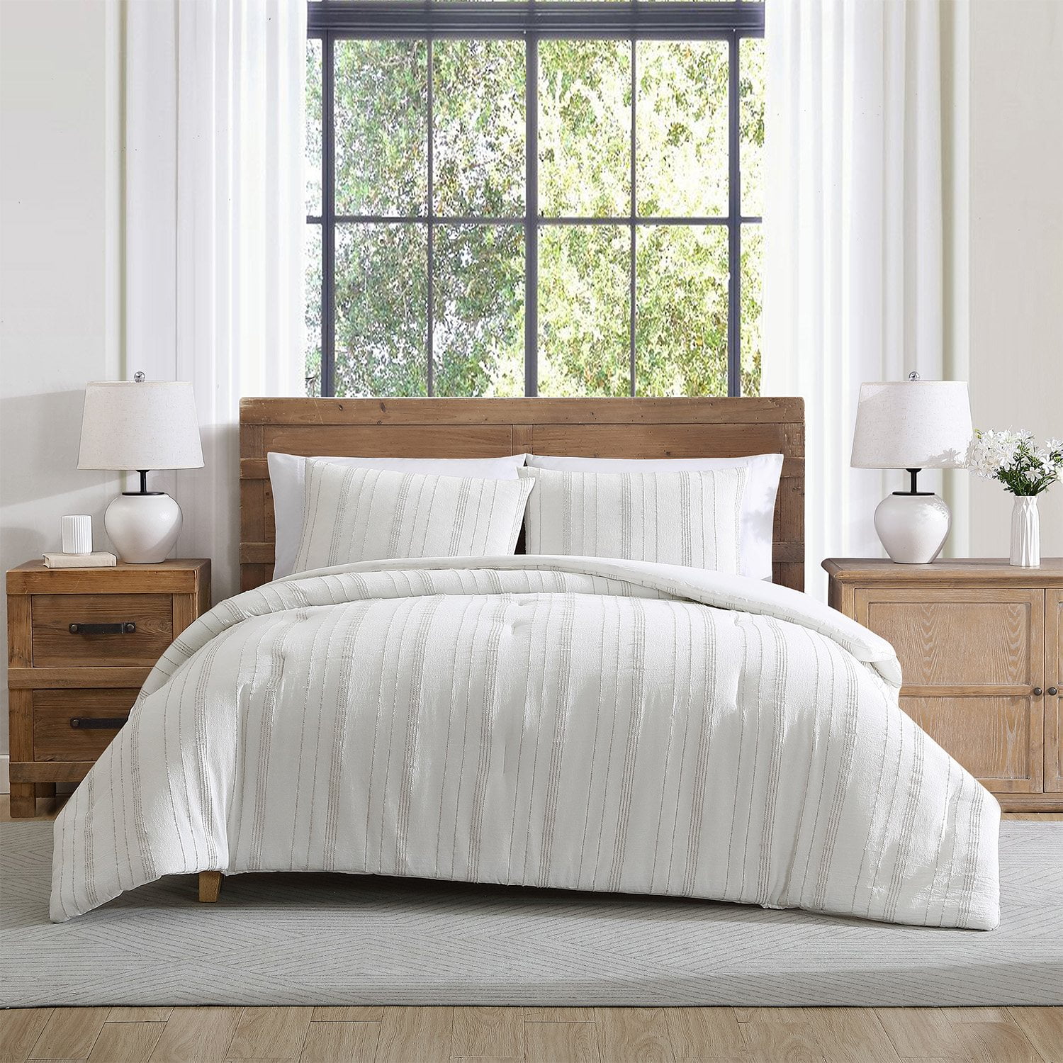 Tahari Home 3-Piece Cotton Comforter Set, Assorted Sizes - Samsclub.com