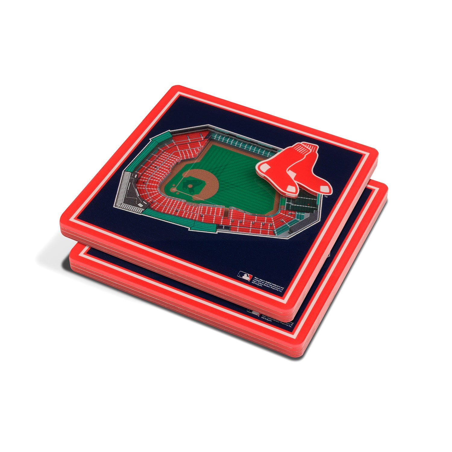 YouTheFan MLB 3D Stadium View Coasters, Assorted Teams - Samsclub.com