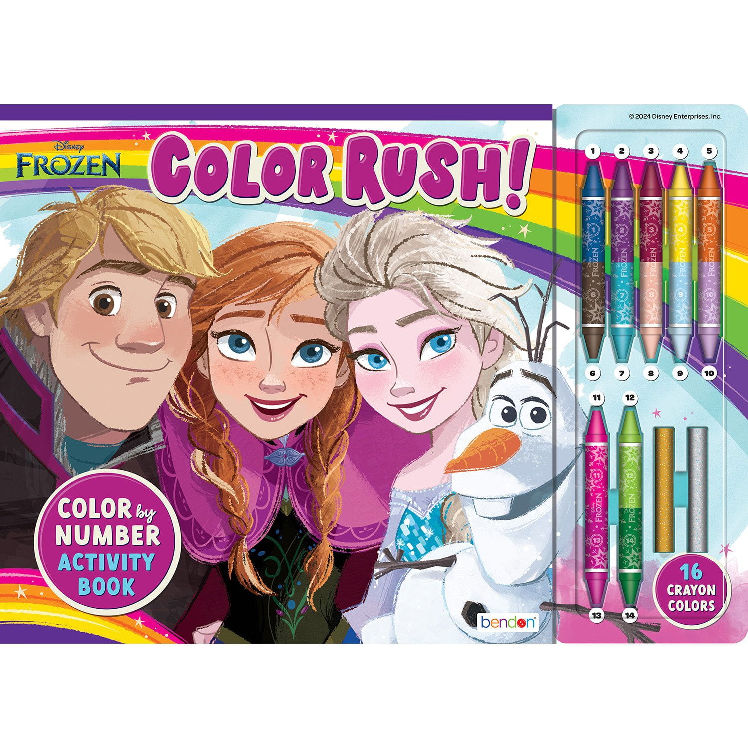 Bendon Frozen Color Rush Crayons - Samsclub.com
