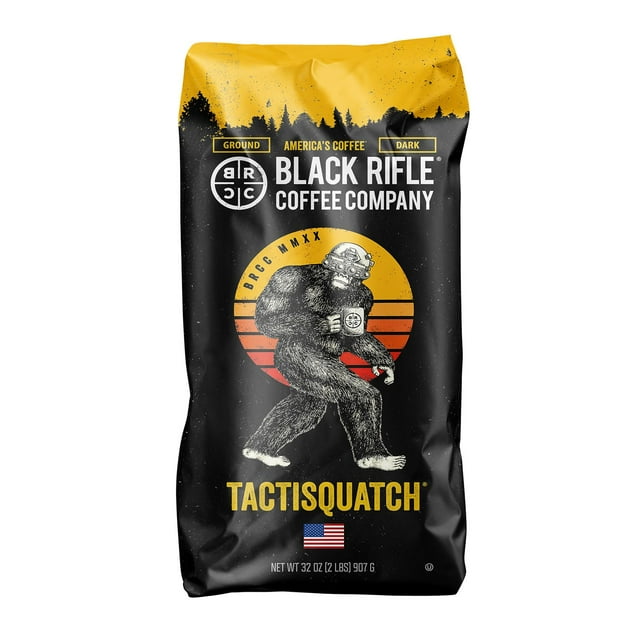 Black Rifle Coffee Tactisquatch Dark Roast Ground Coffee, 32 oz ...