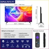 Philips 65" Class 7875 Series 4K UltraHD Ambilight Roku Smart TV ...
