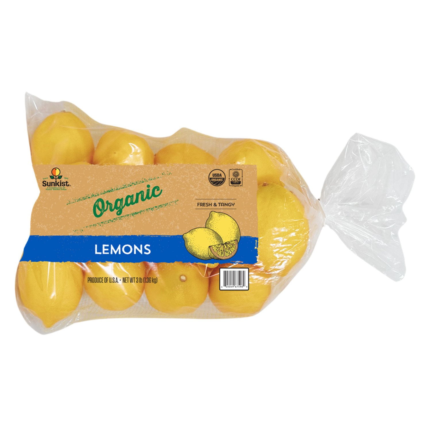 Sunkist Organic Lemons, 3 lbs. - Samsclub.com