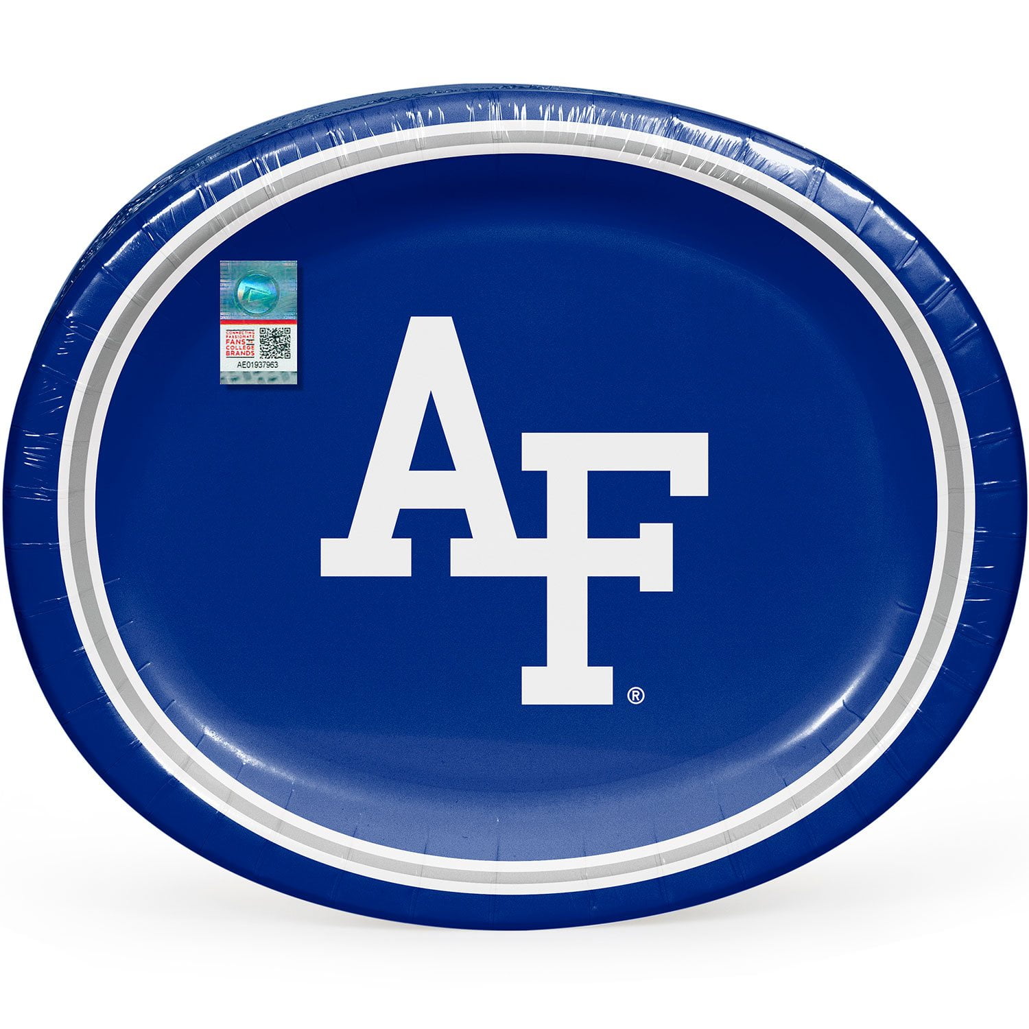 NCAA Oval Paper Plates, 10" x 12", 50 ct., Choose Team - Samsclub.com