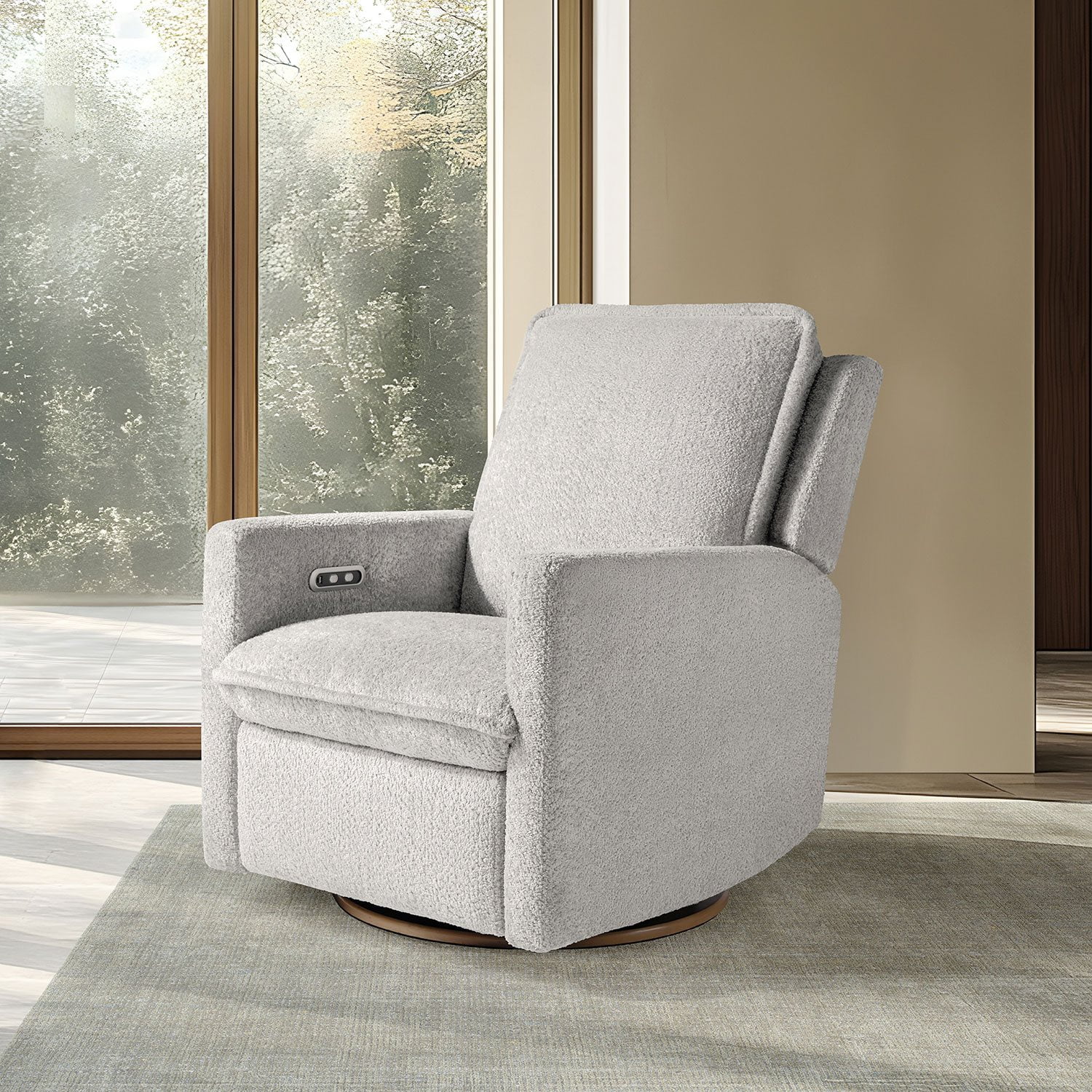 Everly Bouclé Swivel Glider Power Recliner - Samsclub.com