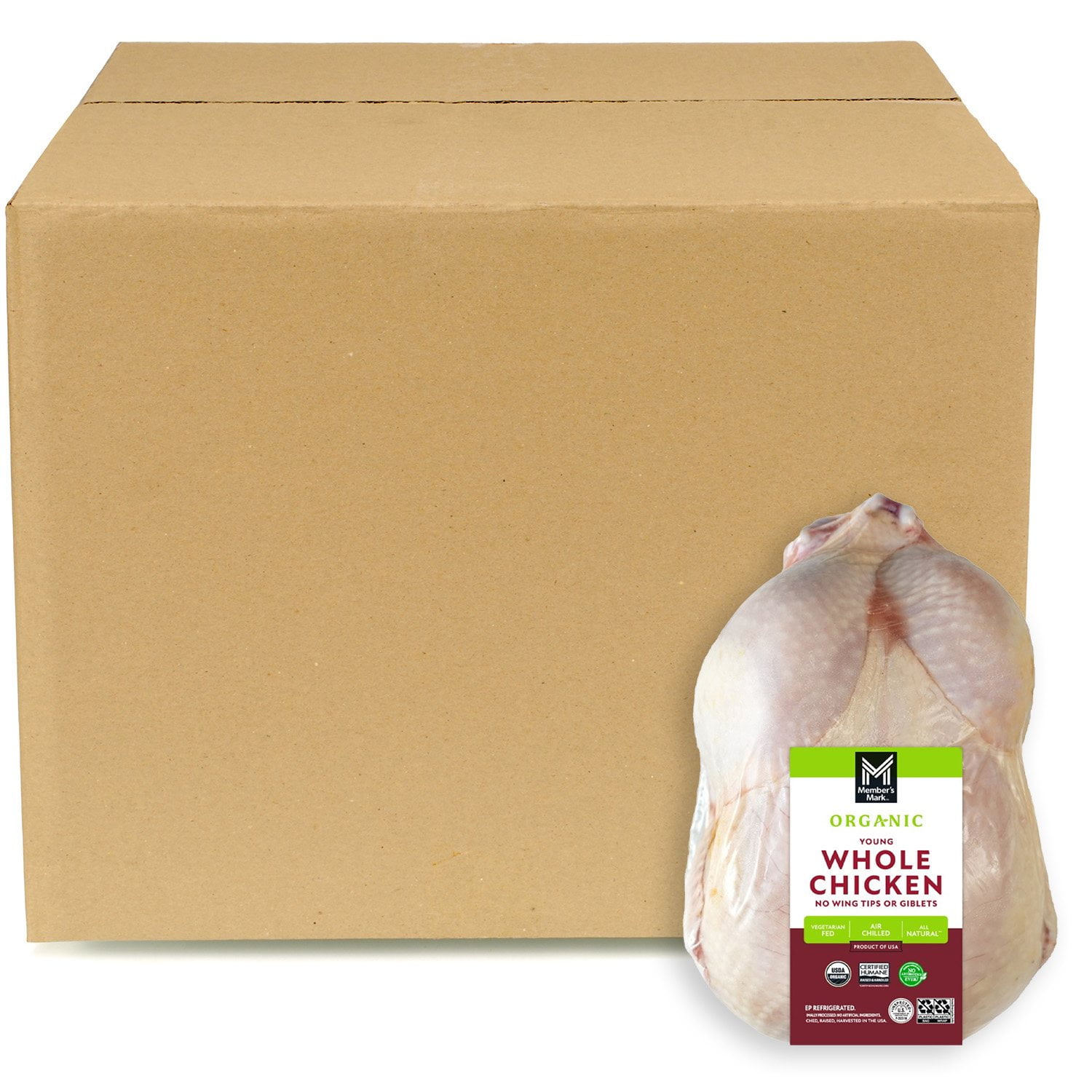 Member's Mark Organic Whole Chickens, Case, priced per pound - Samsclub.com