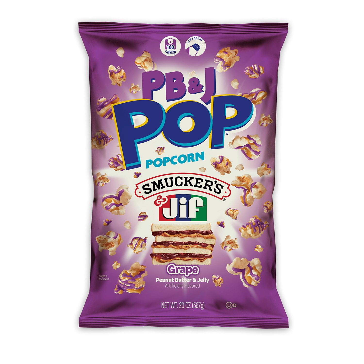 PB&J Pop Grape Popcorn, 20 oz. - Samsclub.com