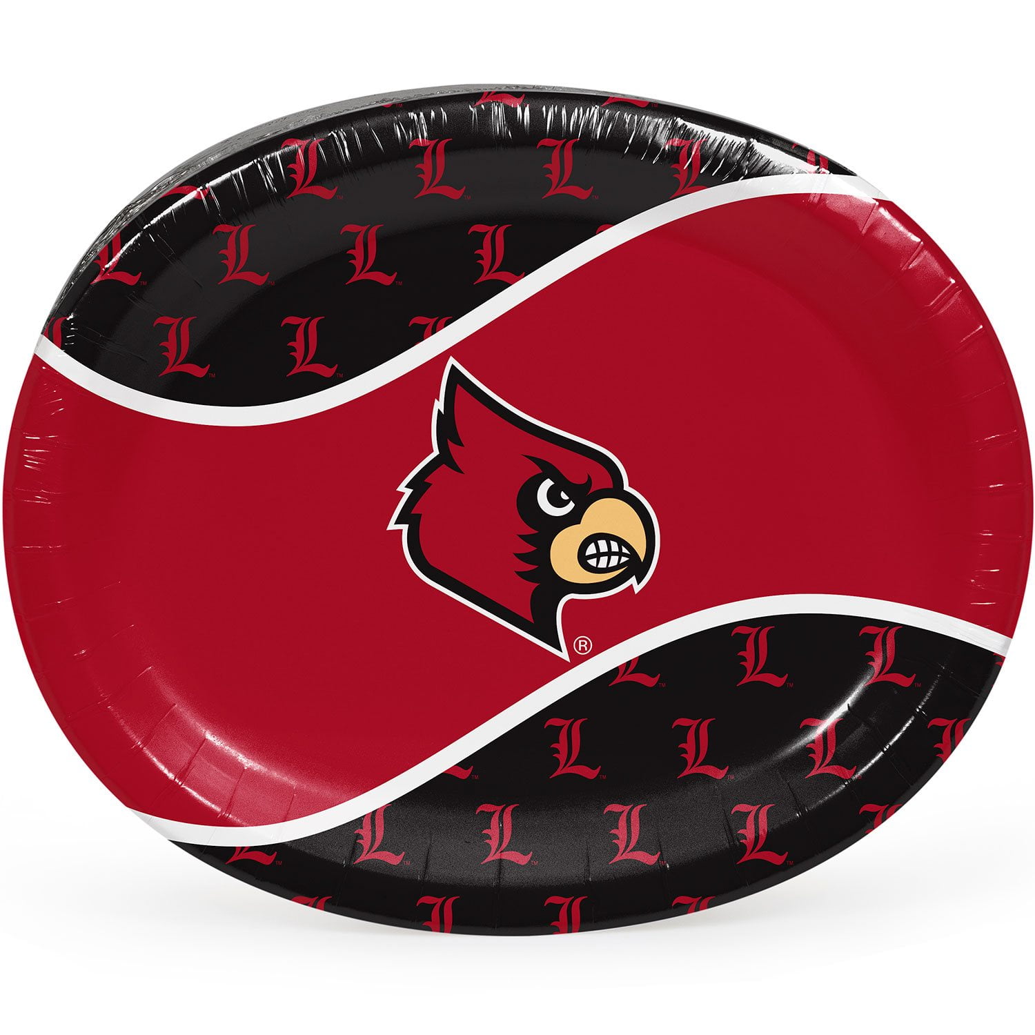 NCAA Oval Paper Plates, 10" x 12", 50 ct., Choose Team - Samsclub.com