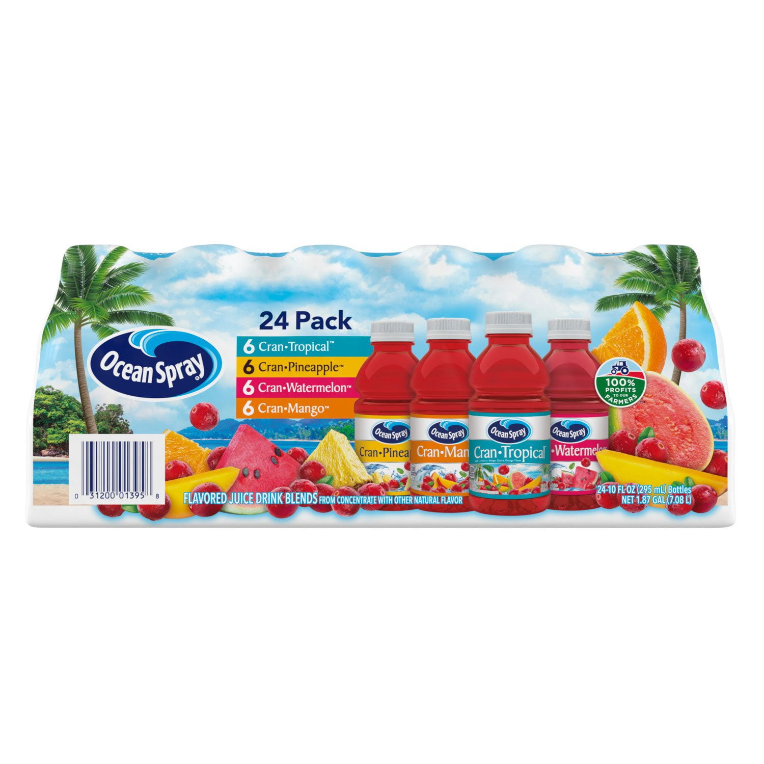 Ocean Spray Tropical Juice Variety Pack 10 fl. oz., 24 pk. - Samsclub.com