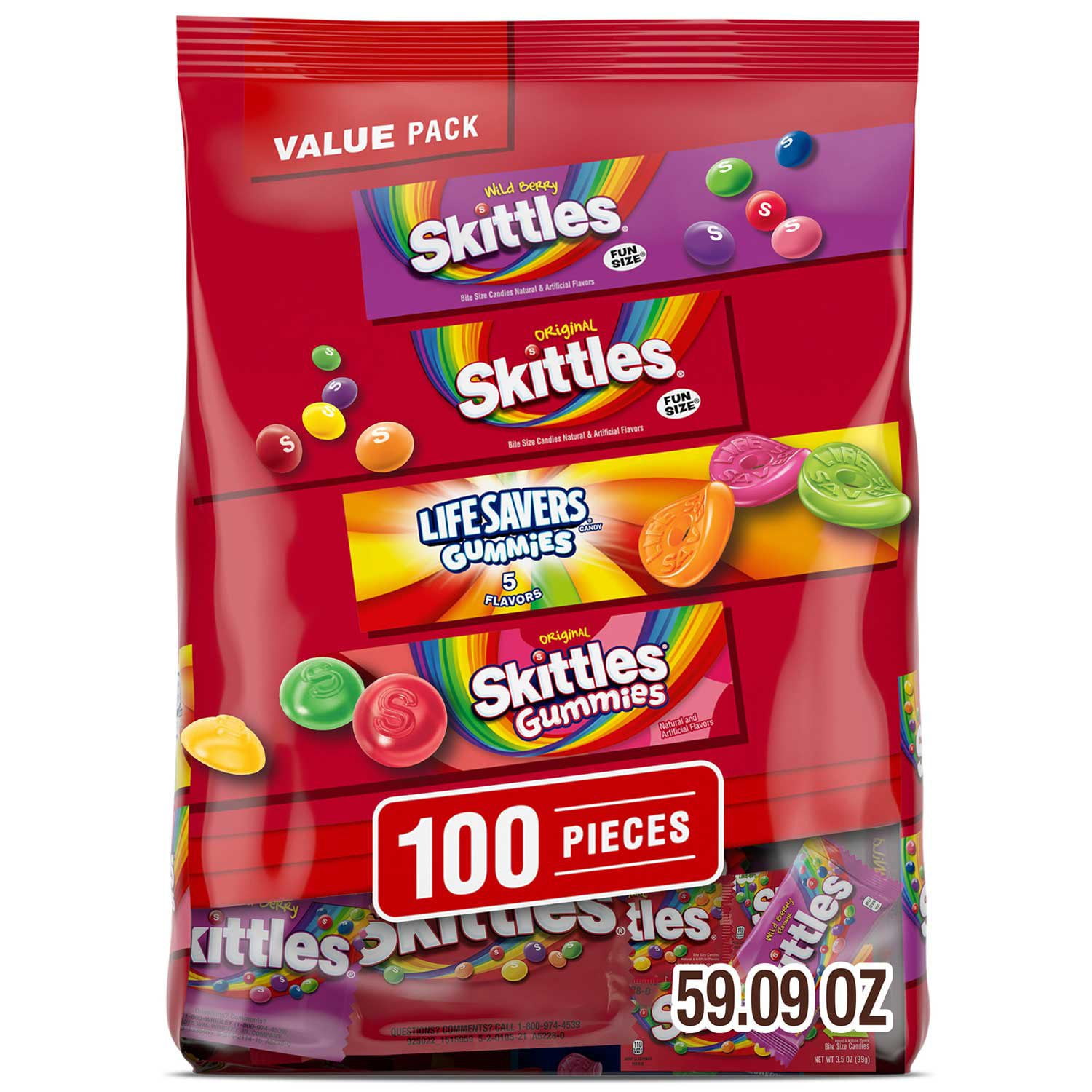 Skittles & Lifesavers Variety Pack, 100 pcs. - Samsclub.com