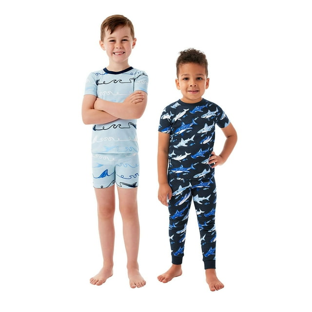 Member's Mark Boys 4-Piece Organic Cotton Pajama - Samsclub.com