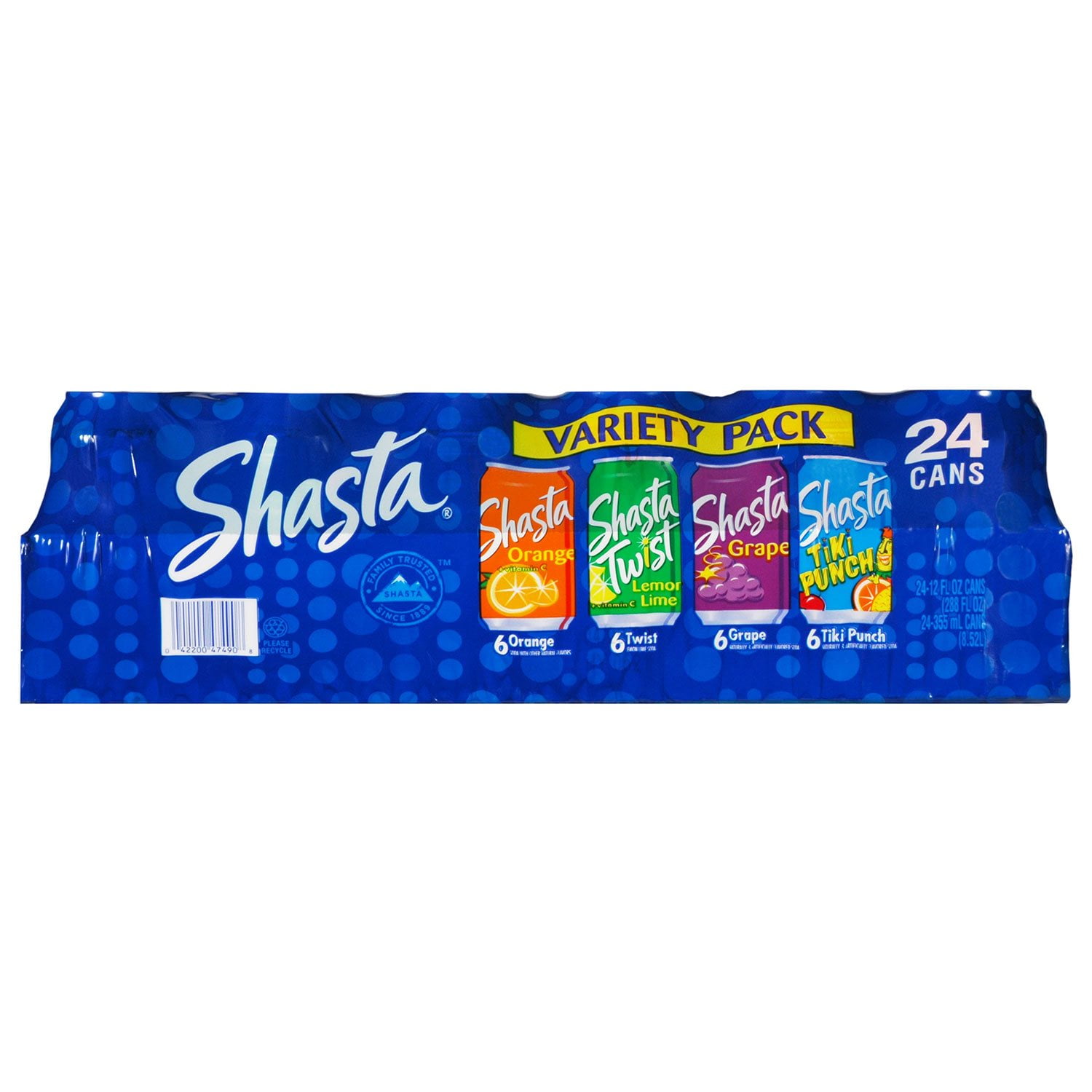 Shasta Soda Variety Pack 12 fl. oz., 24 pk. - Customer ratings & reviews