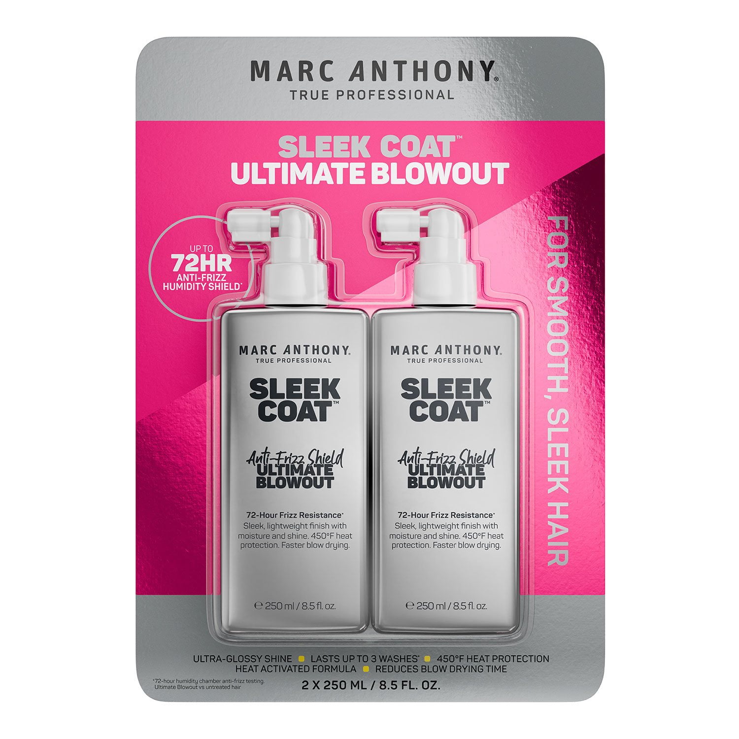 Marc Anthony Sleek Coat Anti-Frizz Shield, 8.5 fl. oz., 2 pk ...