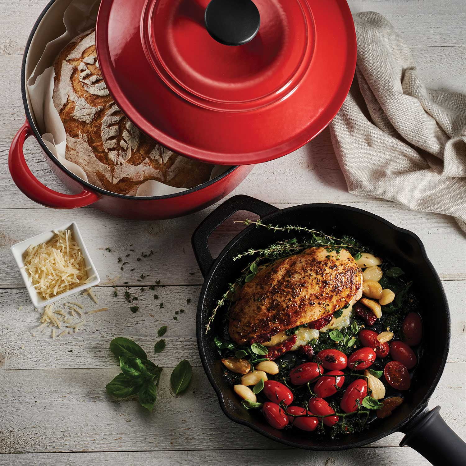 Tramontina 3-Piece Kitchen Essentials Cast Iron Cookware Set, Choose ...