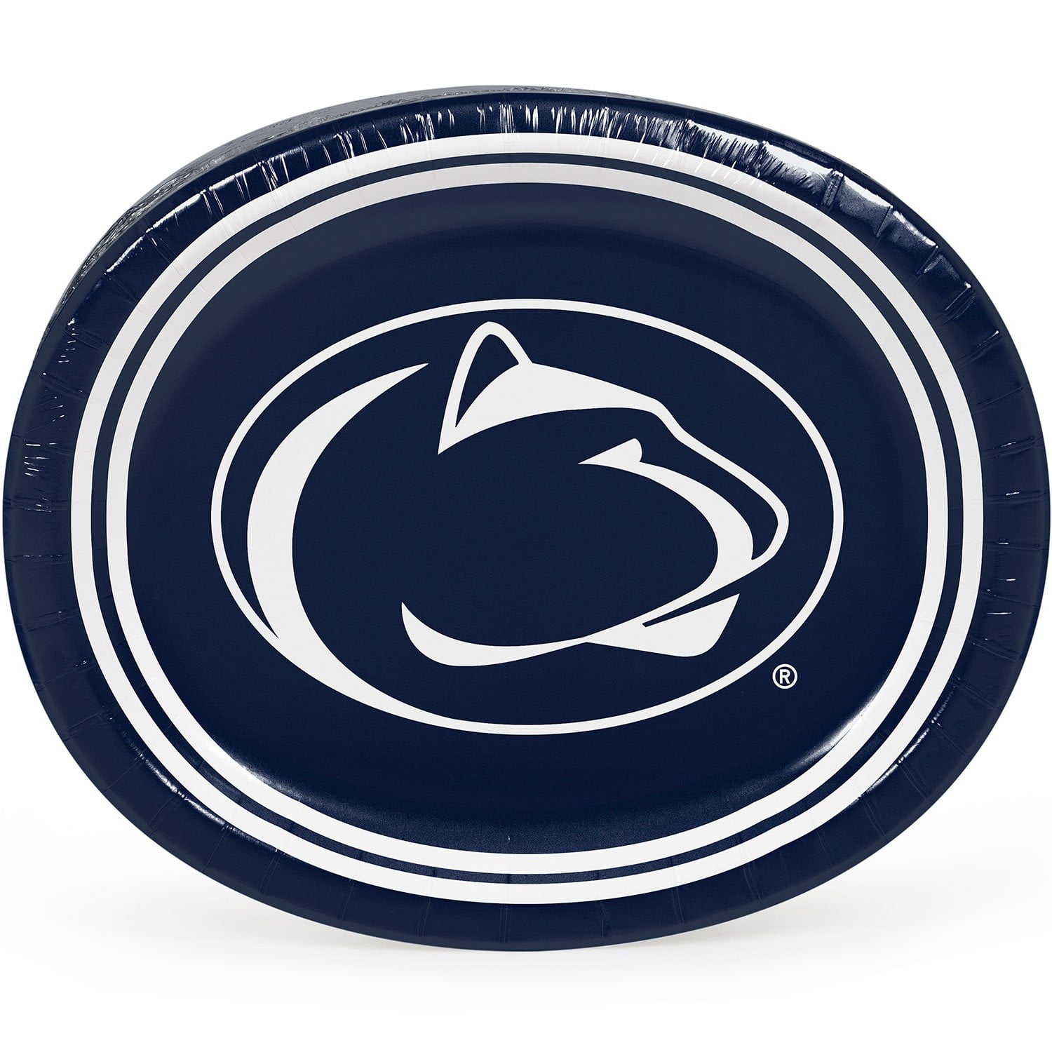 NCAA Oval Paper Plates, 10" x 12", 50 ct., Choose Team - Samsclub.com