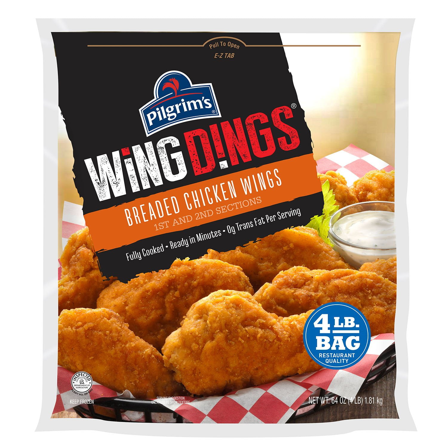 Pilgrim's Wing Dings, Breaded Chicken Wings (4 lb.) - Samsclub.com