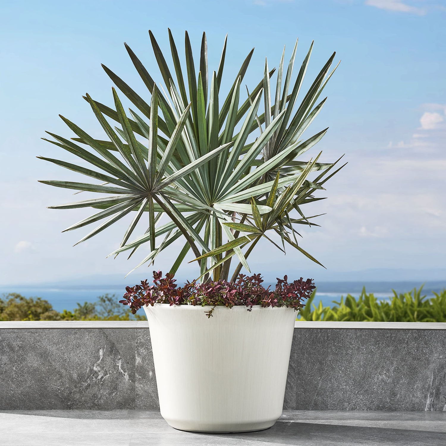 Member's Mark Knoll 22" Round Plastic Planter - Samsclub.com