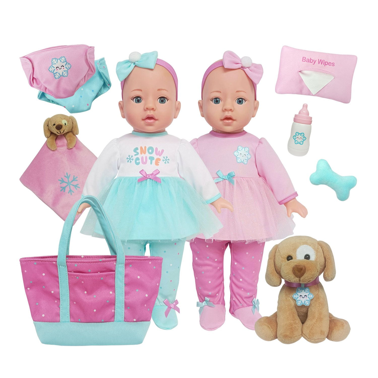 Member's Mark Sweet Twins Vinyl Dolls with Accessories - Samsclub.com