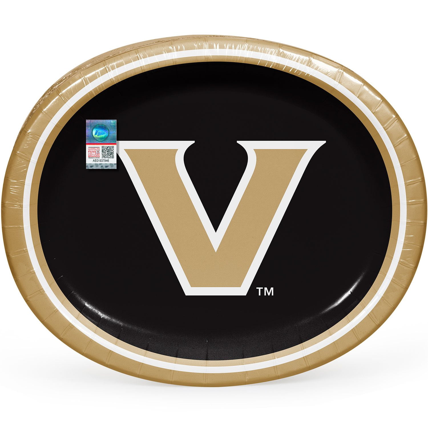 NCAA Oval Paper Plates, 10" x 12", 50 ct., Choose Team - Samsclub.com