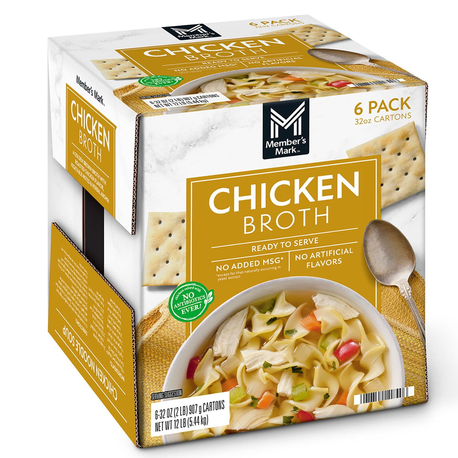 Member's Mark Chicken Broth, 32 oz., 6 pk. - Samsclub.com