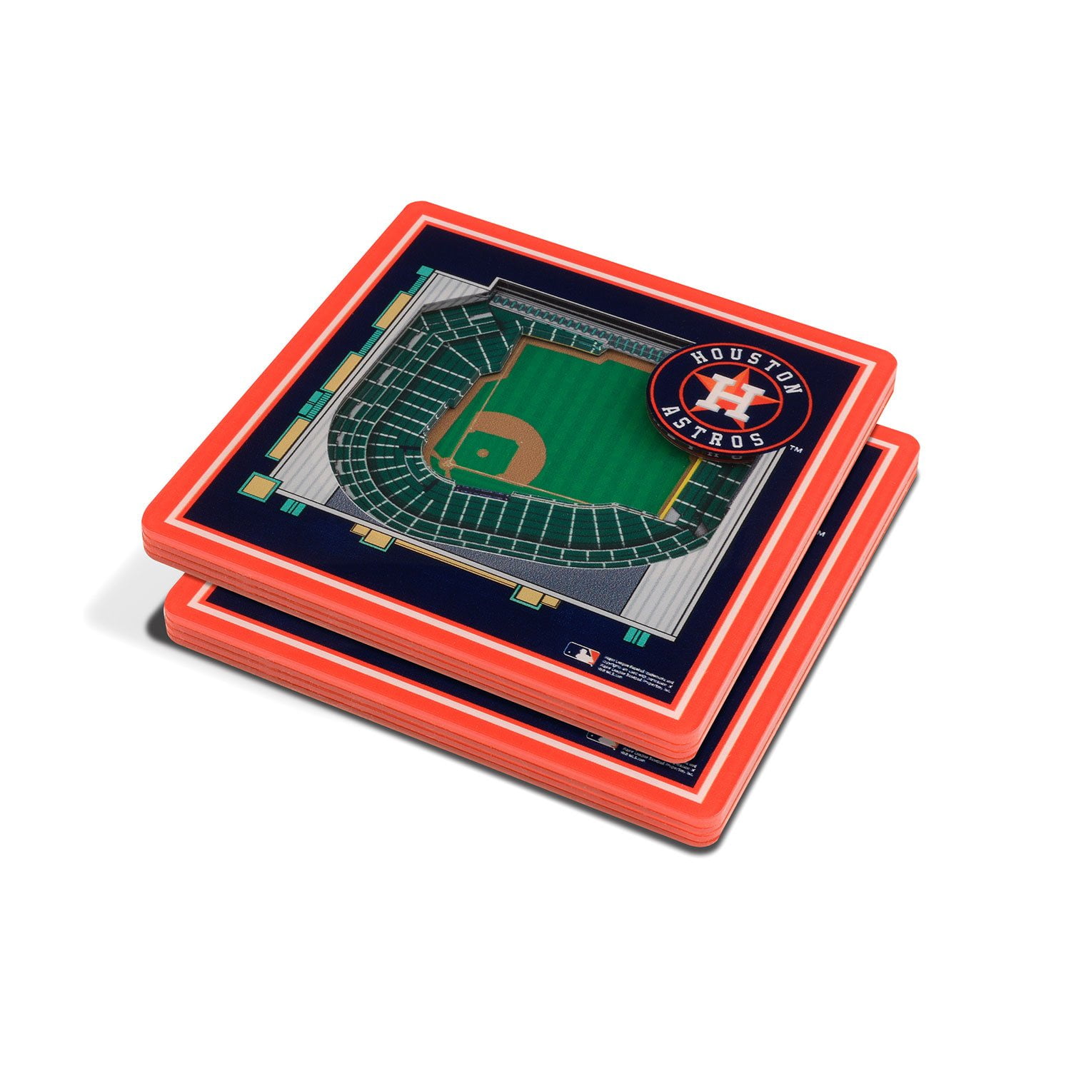 YouTheFan MLB 3D Stadium View Coasters, Assorted Teams - Samsclub.com