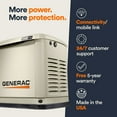 Generac 14kW Standby Generator with 100 Amp Automatic Transfer Switch ...