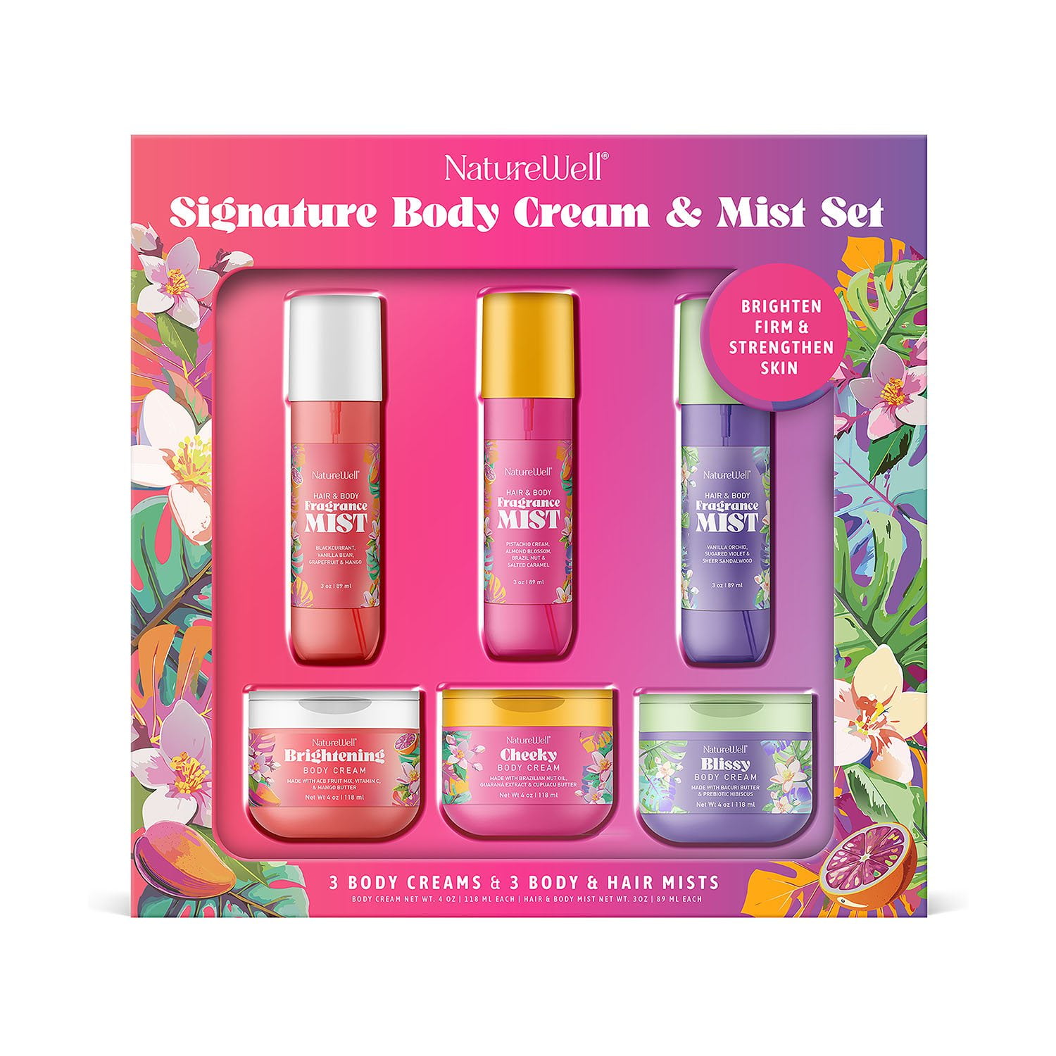 NatureWell Signature Body Cream and Mist, 6 pc. - Samsclub.com