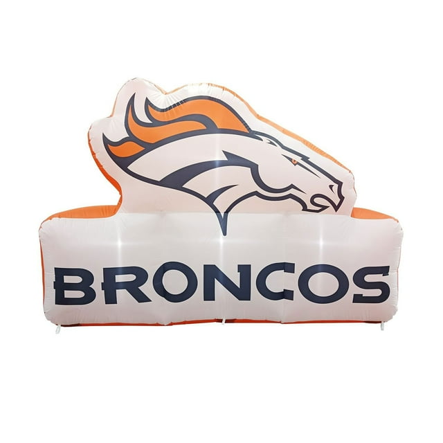 Logo Brands Denver Broncos Pre-Lit 7’x10’ Team Inflatable - Samsclub.com