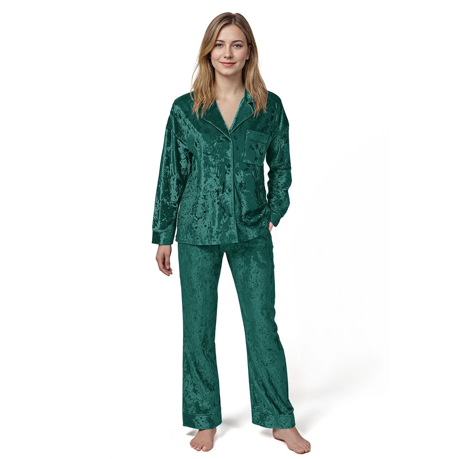 Lord & Taylor Women's 2-Piece Velour Pajama Set - Samsclub.com