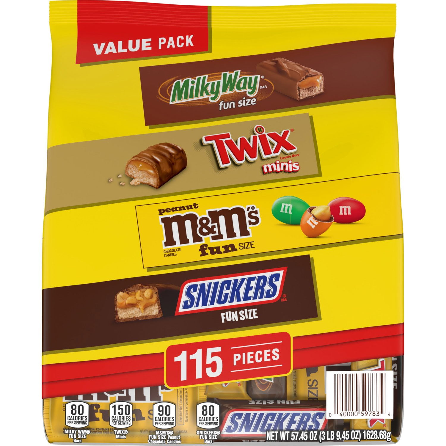 Mars Milk Chocolate Variety Pack Candy, 115 pcs. - Samsclub.com