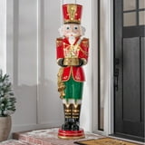 Member's Mark 6' Pre-Lit Musical Grand Nutcracker with Snowglobe ...