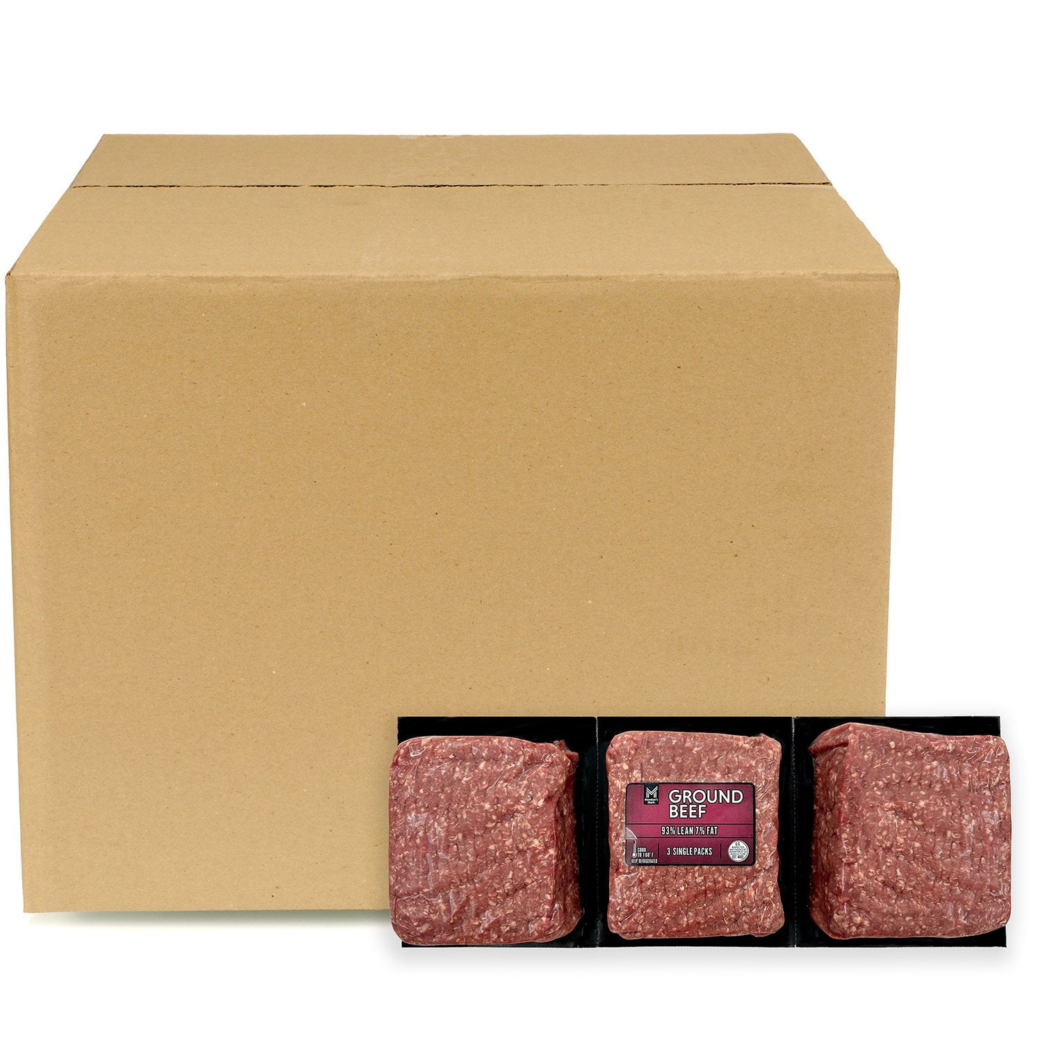 93%/7% Ground Beef, Case, priced per pound - Samsclub.com