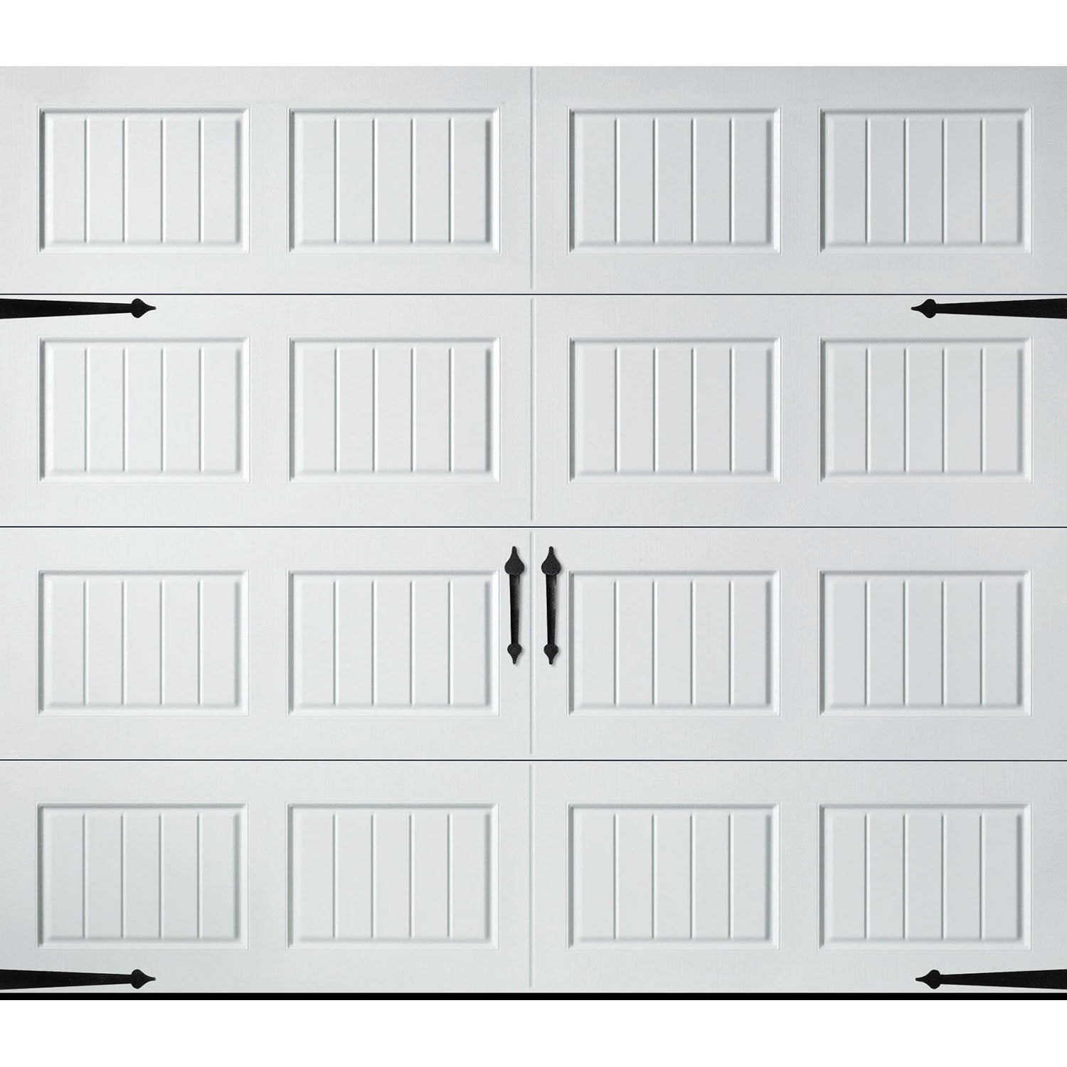 Amarr Hillcrest 2000 White Carriage House Garage Door (Multiple Options ...