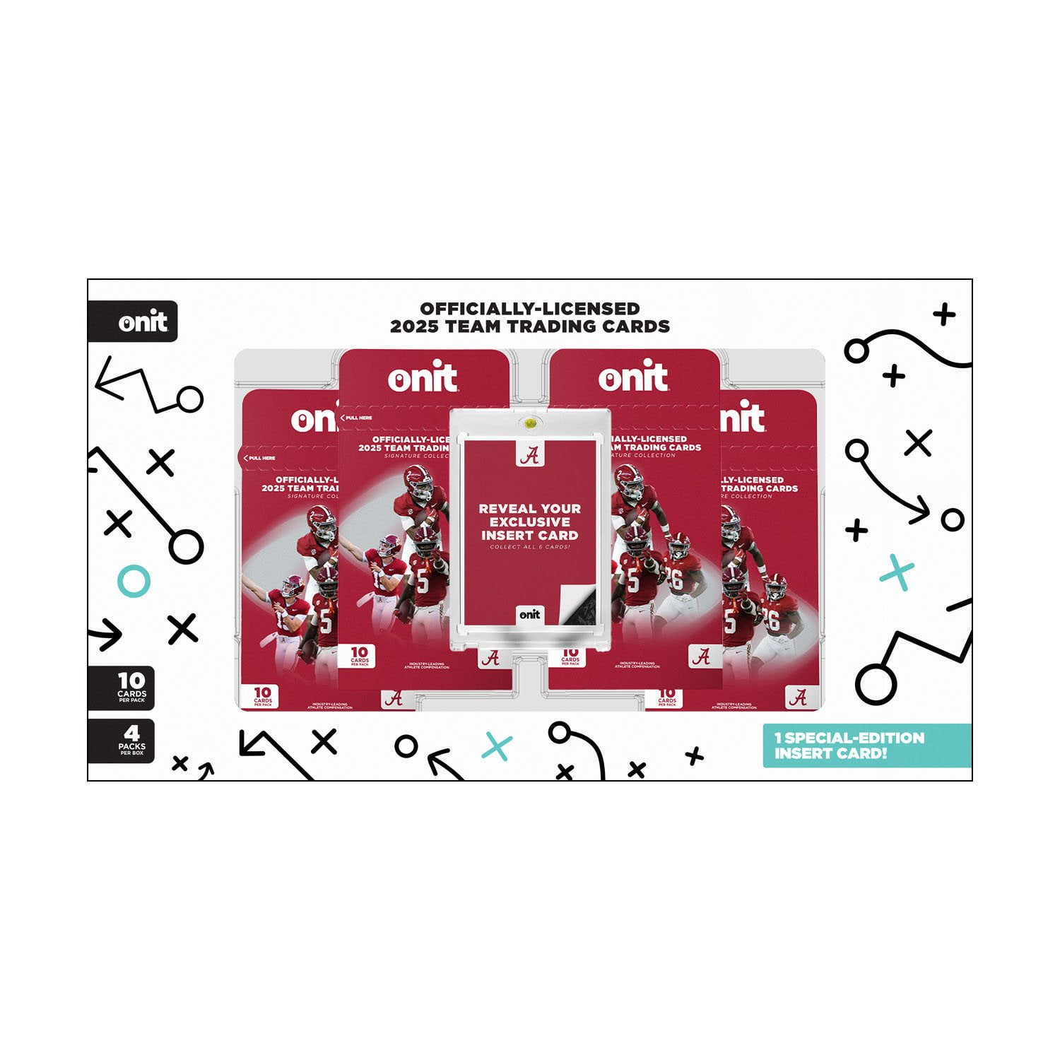 ONIT Athlete 2025 College Football Team Trading Cards - Samsclub.com