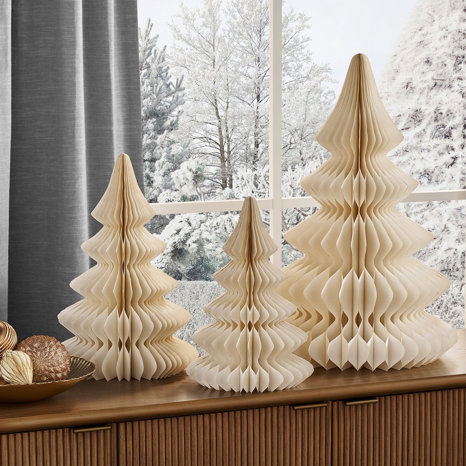 Member's Mark Paper Honeycomb Tree, Set of 3 - Samsclub.com