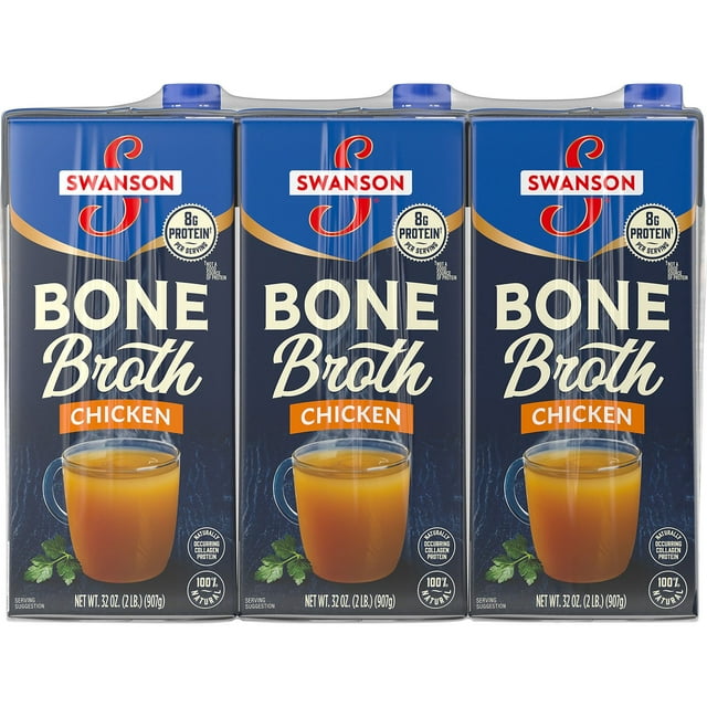 Swanson Chicken Bone Broth, 32 oz., 3 pk. - Samsclub.com