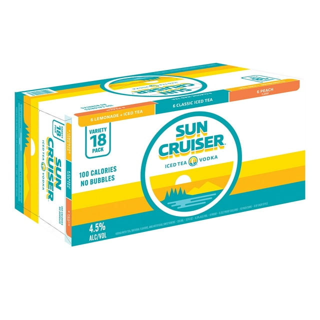 Sun Cruiser Vodka Hard Iced Tea Variety Pack, 12 fl. oz. can, 18 pk ...