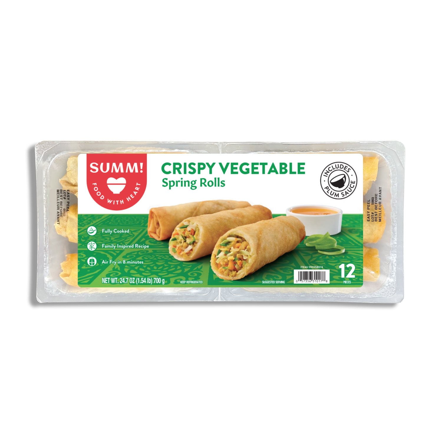 SUMM! Crispy Vegetable Spring Rolls, 12 ct. - Samsclub.com
