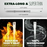 iQ Sense by Chef iQ Smart Wireless Cooking Thermometer with 2 Probes ...