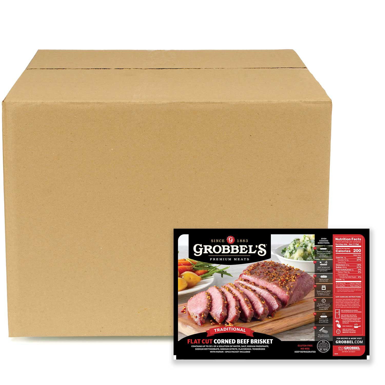 Gourmet Corned Beef Brisket, Case, priced per pound - Samsclub.com