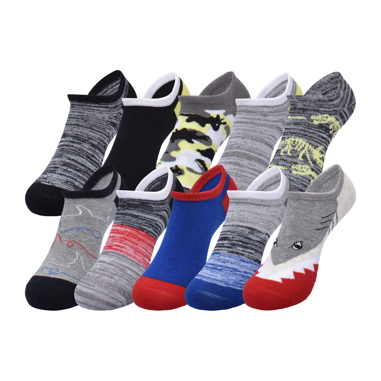 Member's Mark Boys 10-Pack No-Show Sock - Samsclub.com