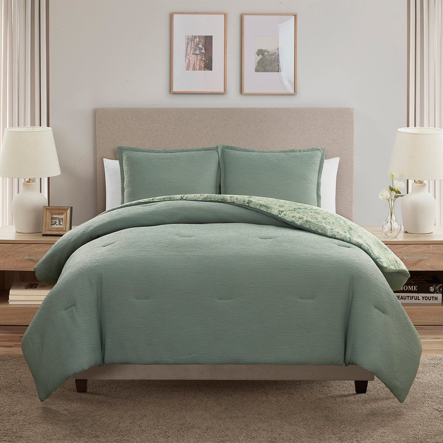 Member's Mark 3-Piece Gauze Comforter Set, Assorted Colors and Sizes ...