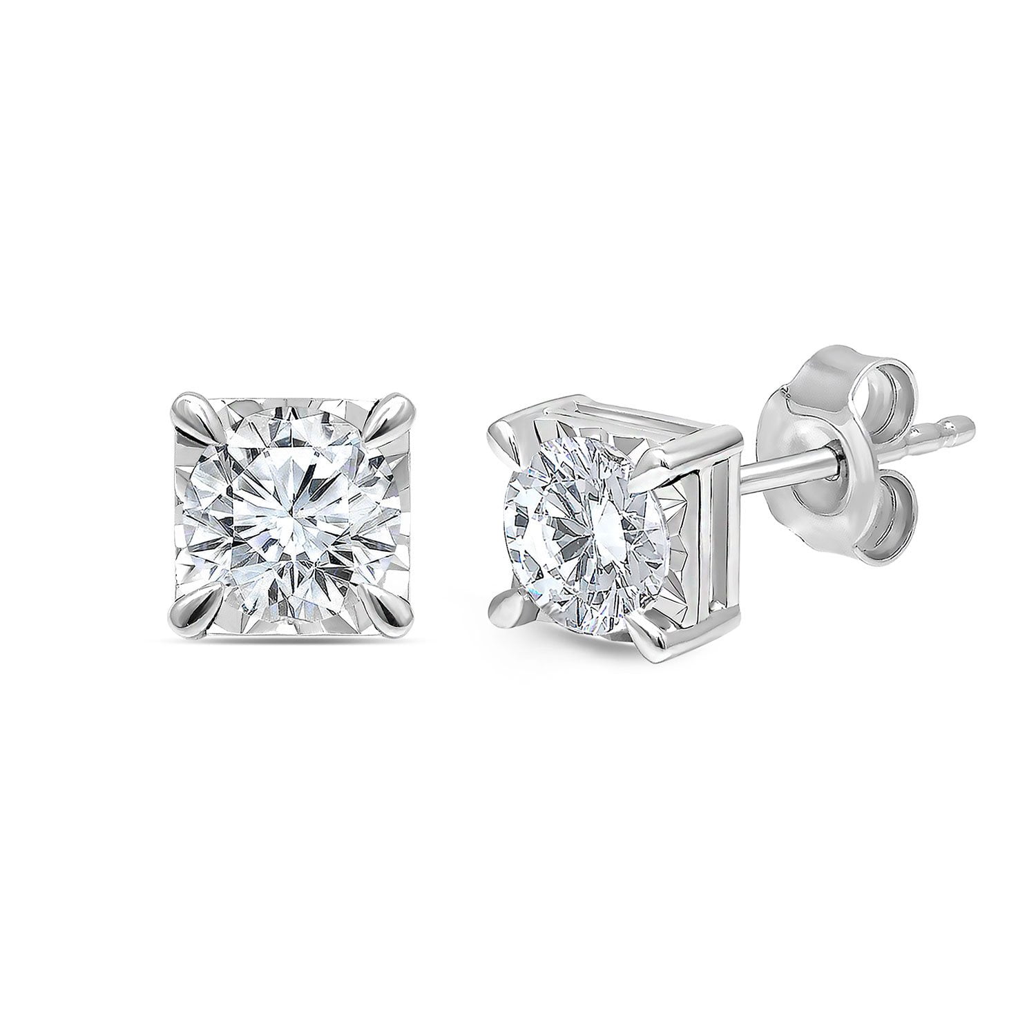 0.95 CT. T.W. Diamond Stud Earrings in 14K Gold - Samsclub.com