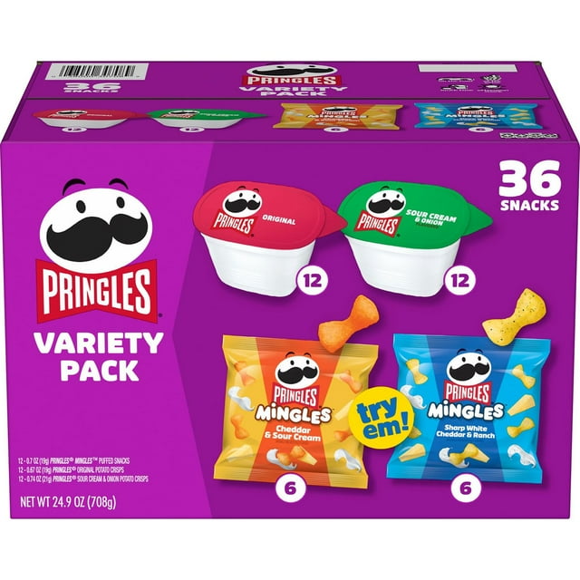 Pringles Mingles and Singles Snack Variety Pack, 36 ct. - Samsclub.com