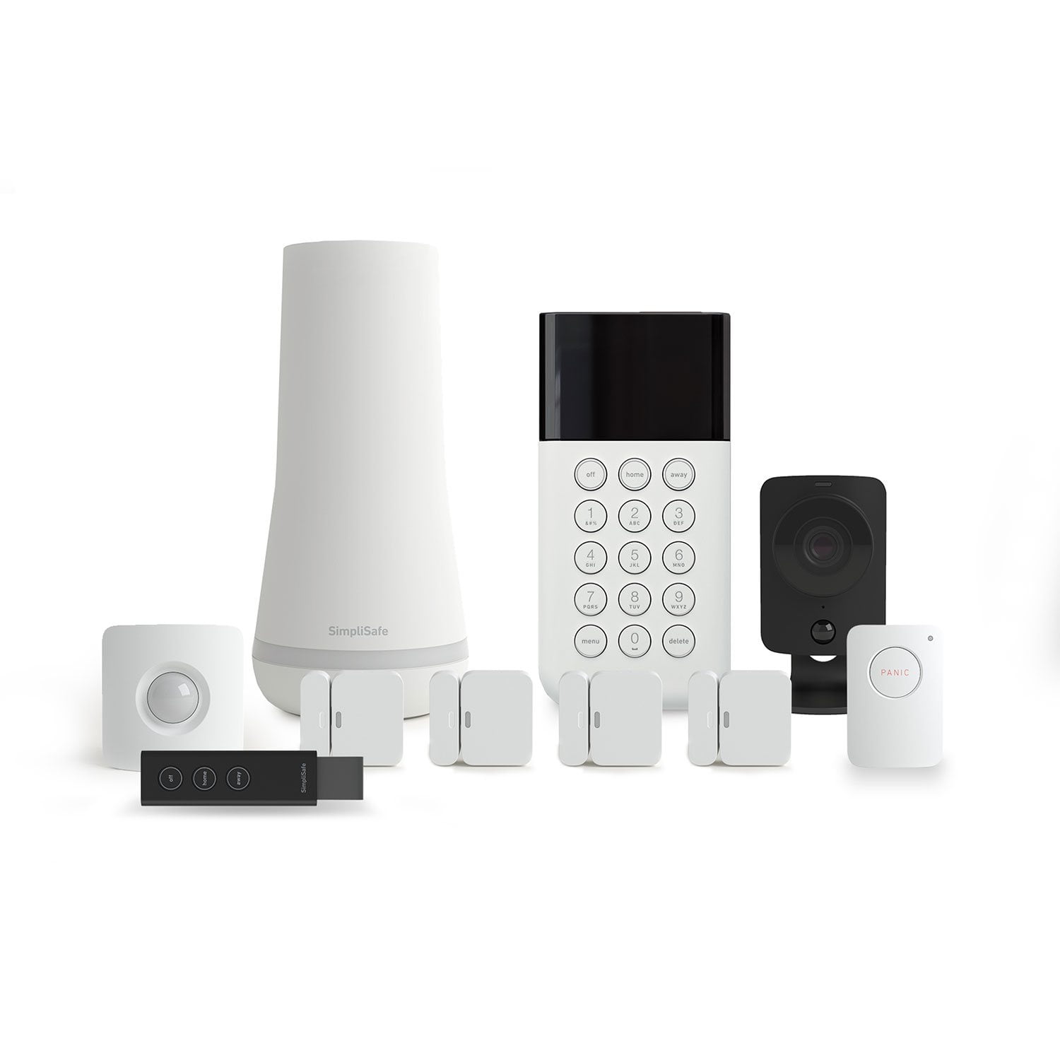 SimpliSafe 10-Piece DIY Home Security Kit with 1080p SimpliCam ...
