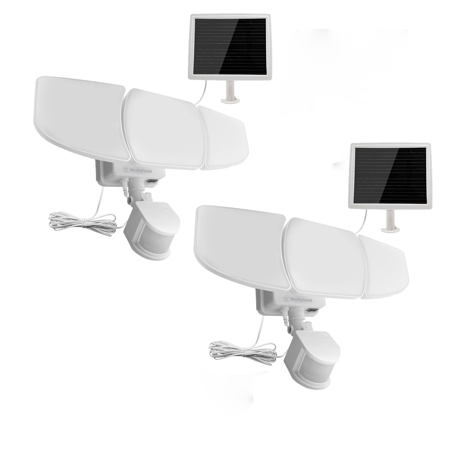 Westinghouse 2000 Lumen Solar Triple Head LED Security Light - Samsclub.com