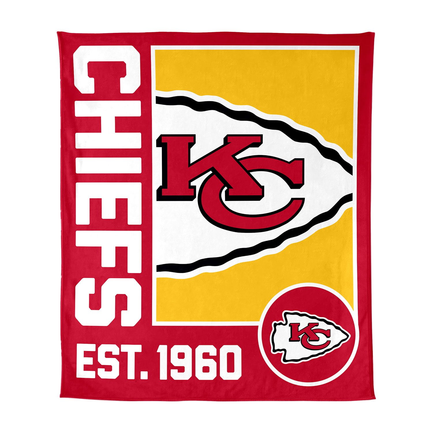Logo Brands Kansas City Chiefs 60"x70" Super Plush Blanket - Samsclub.com
